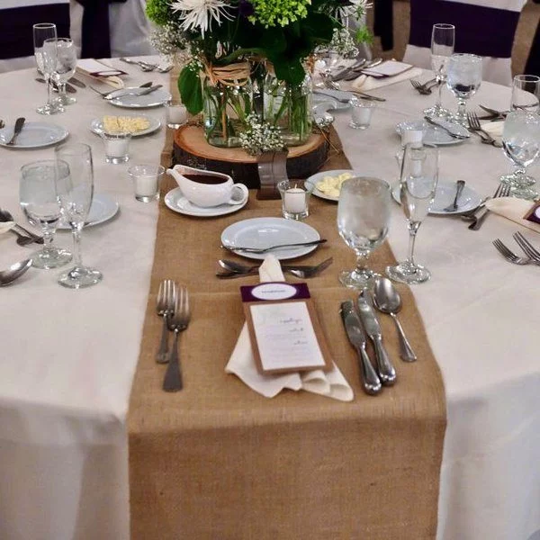 Burlap Hessian Table Runner Pink Caviar Events Event Management Sydney