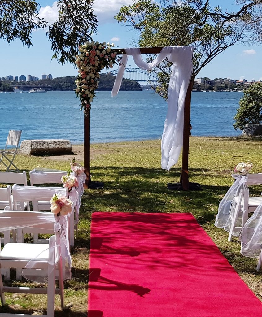 Timber Arch - Pink Caviar Events | Event Management Sydney